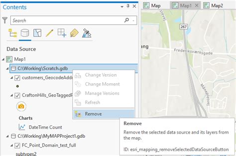 Remove Data From Contents Pane Based On Data Sourc Esri Community