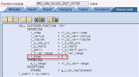 Sap Bi Global Report Variable User Exit Modularization Business Intelligence Online