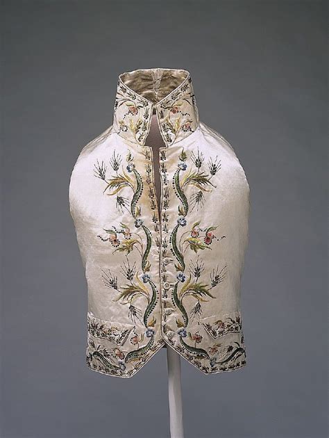 18th Century Fop 18th Century Clothing 18th Century Fashion Waistcoat
