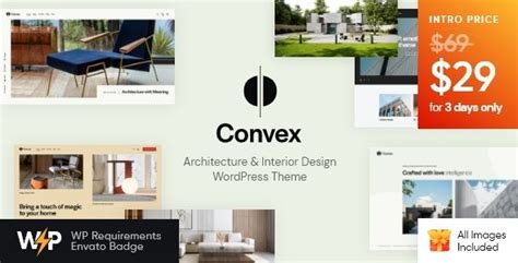 Convex Architecture And Interior Design Wordpress Theme Code Market