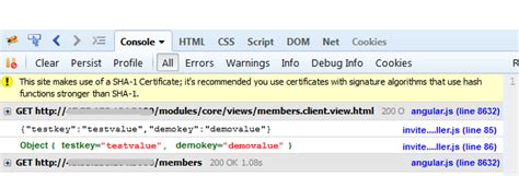 Angularjs Request Is Not Returning Response From A Service In