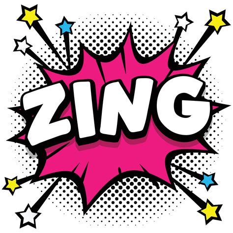 Zing Pop Art Comic Speech Bubbles Book Sound Effects 13006729 Vector