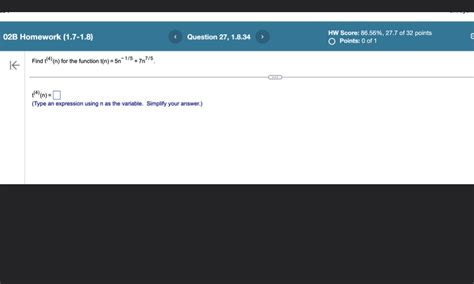 Solved Find T 4 N For The Function T N 5n1 5 7n7 5 Chegg Com