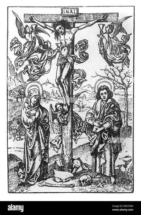 Crucifixion With The Virgin Mary Cut Out Stock Images And Pictures Alamy