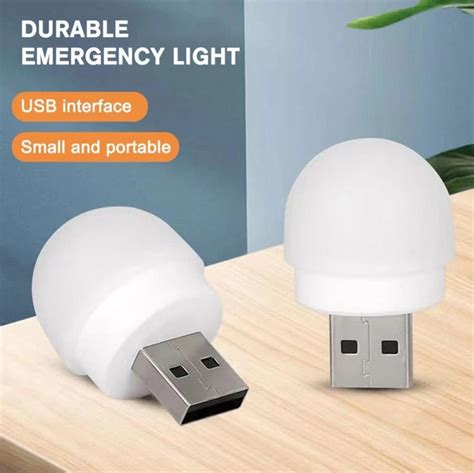 Usb Plug Lamp Mini Led Night Light Power Bank Charging Small Lamps Book V M Picclick Uk