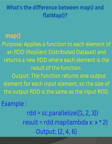 Spark Interview Question Difference In Map And Flatmap Youtube
