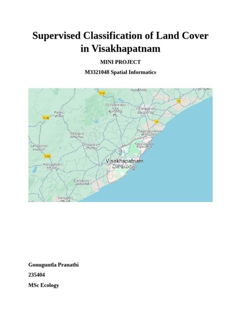 Mini Project Pranathi Pdf Topography Satellite Imagery