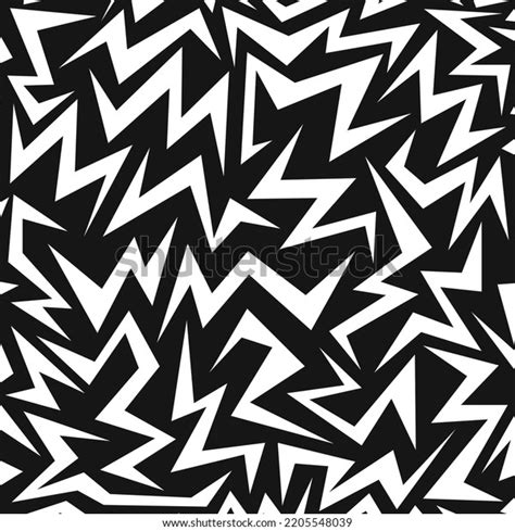 Simple Background Seamless Sharp Zigzag Pattern Stock Vector Royalty Free 2205548039