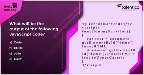 Talentica Software On Linkedin Programminglanguages Trickytuesday