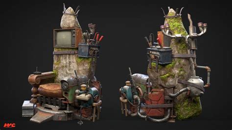 Jeroen Toma On Linkedin 3d 3dart 3dmodeling Props Amc Gameart Gameartist Gamedev Pbr…