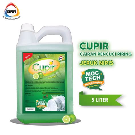 Jual Cupir Cairan Pencuci Piring Ekstrak Jeruk Nipis 5 Liter Shopee