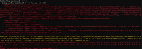 cannot pip install maxminddb 1 4 1 requirement · issue 40 · nem4 viewerbot · github