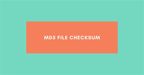 MD5 File Checksum Generator Walter Pinem Tools