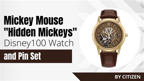 Mickey Mouse Hidden Mickeys Disney100 Watch And Pin Box Set By