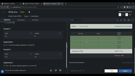 Off By One Problems Codechef Starters 101 Codechef Contest Youtube