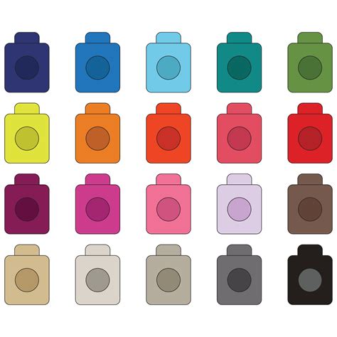 Snap Cubes Colorful Clip Art Set 33642769 Vector Art At Vecteezy
