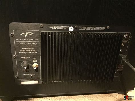 Paradigm Servo 15v1 Photo 4627835 Us Audio Mart