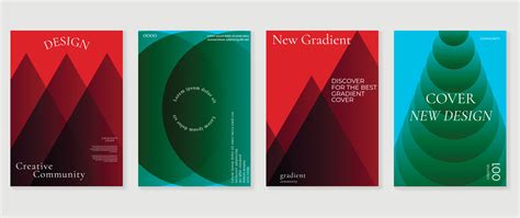 Vibrant Color Gradient Background Vector Trendy Red And Green Gradient