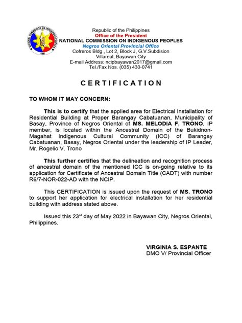 Certification Electricity 1 Pdf