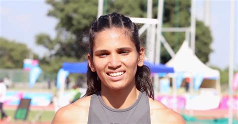 National Games 2022 Jyothi Yarraji Becomes First Indian Woman To Run