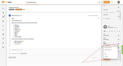what are ticket fields free trial liveagent