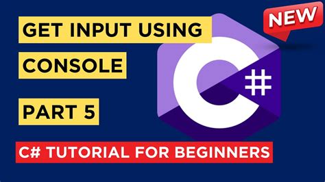 C Part 5 Getting Users Input Using Console Tutorial For