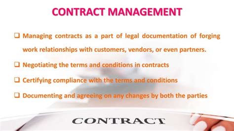 PROCUREMENT CONTRACT MANAGEMENT Pptx