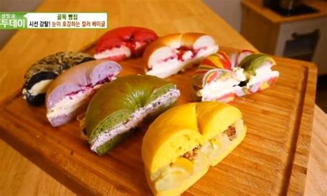 생방송 투데이 골목빵집 알록달록 무지개 베이글 만드는 과정은