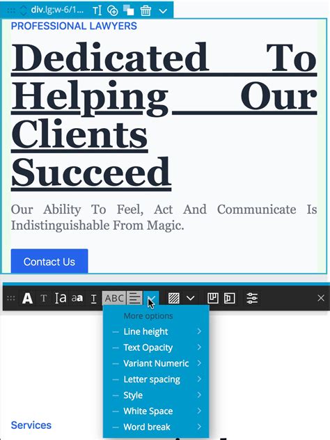 Tailwind Css Floating Tools Pinegrow Web Editor