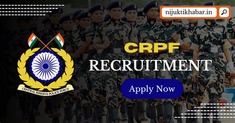 Crpf Recruitment 2023 Apply Online For Si And Asi Posts In Central