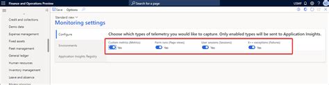 Monitoring And Telemetry For Dynamics 365 Finance And Operations