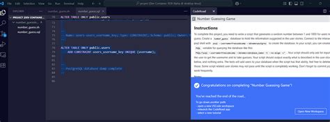Number Guessing Game Build A Number Guessing Game Backend Development The Freecodecamp Forum