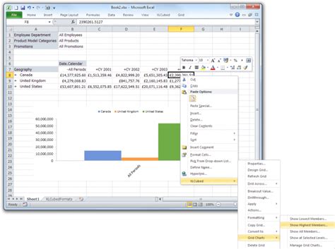 Grid Charts Xlcubedwiki