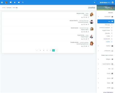 MinimalPro RTL Dashboard Bootstrap Admin Template