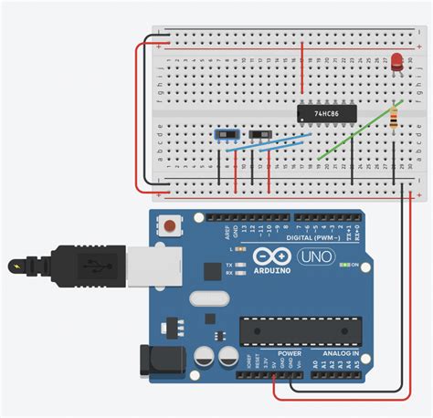Ardware 6 Porta Logica Xor 74hc86 Arduino Facile