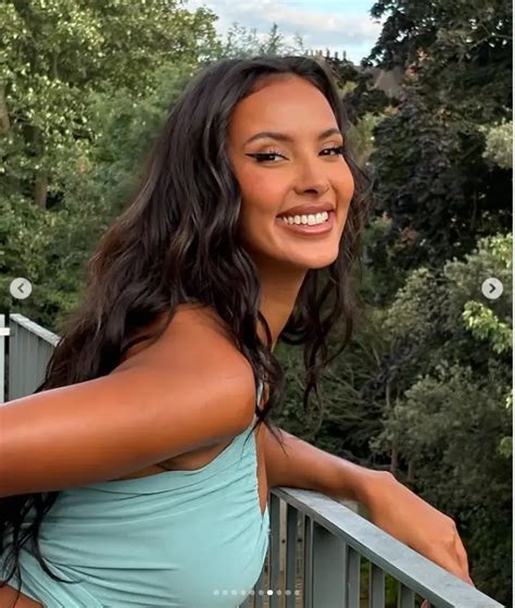 Maya Jama Unveiled Her Stunning Physique Clad In A Plunging Swimsuit