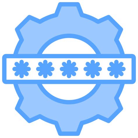 Password Manager Generic Blue Icon