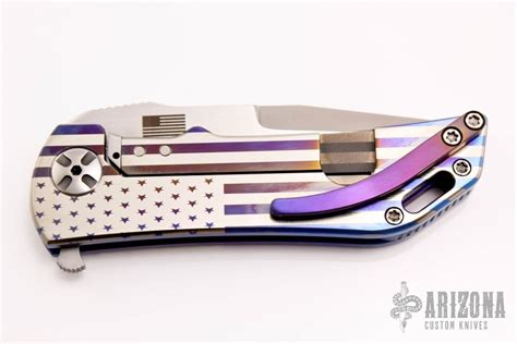 Dominator D35 V2 Flag Arizona Custom Knives