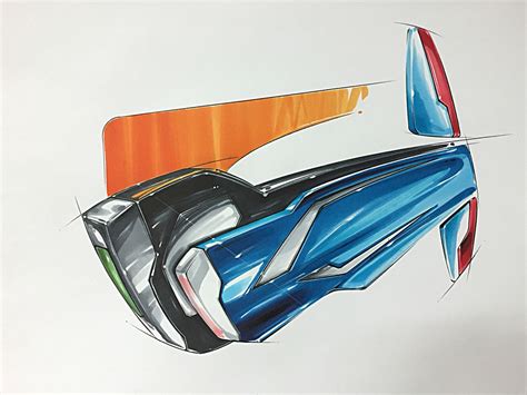 Product Marker Rendering On Behance Copic Drawings Bad Drawings