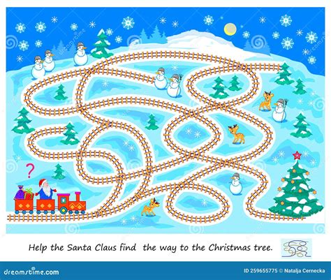 Best Labyrinths Help The Santa Claus Find The Way To The Christmas Tree Logic Puzzle Game Best Labyrinths Help The Santa Claus Find The Way To The Christmas Tree Logic Puzzle Game