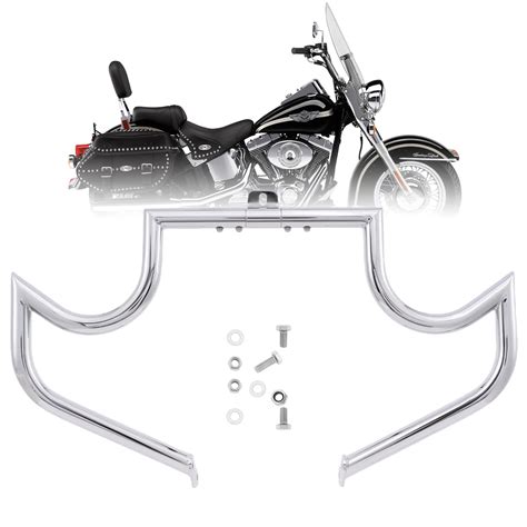 Kinglemc Crash Bar Engine Guard Highway Freeway Bar For Harley Davidso