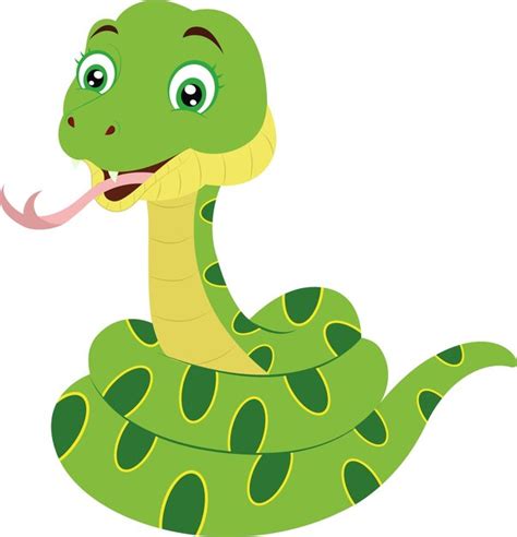 Clipart Vector Serpiente Vector Premium