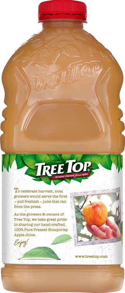 Tree Top 100 Apple Juice Honeycrisp Planogram Back