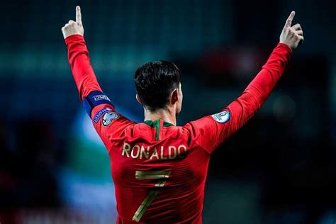 Cristiano Ronaldo Number No 7 On Portugal National Football Team Shirt