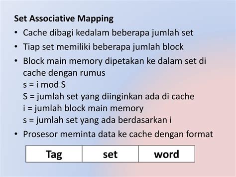 Ppt Set Associative Mapping Powerpoint Presentation Free Download