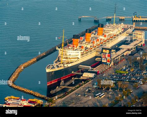 Rms Queen Mary Hotel And Museum In Long Beach Postcard Rms Queen Mary