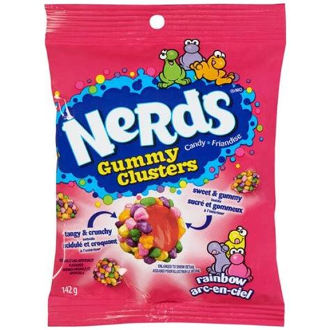 Nerds Gummy Clusters Peg Bag 142g Taras