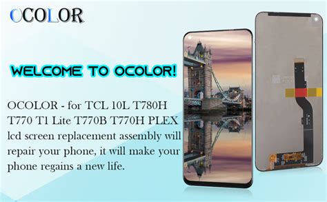 Amazon Com OCOLOR Replacement For TCL L LCD Display Touch Screen Digitizer Assembly For TCL