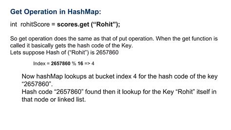 how hashmap works internally in java pptx