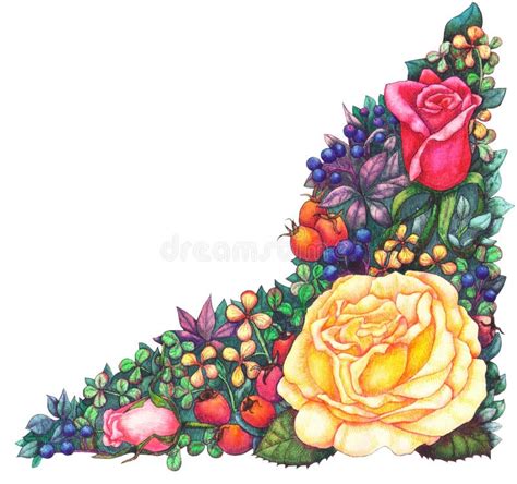 Angular Flower Arrangement Stock Illustration Illustration Of Bouquet 98364011